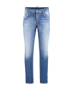 Dsquared2 Distressed Skater Slim-cut Jeans - Blue
