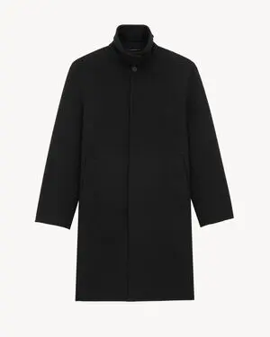 Saint Laurent Button Detailed Knee-length Coat