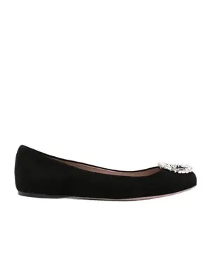Gucci Interlocking-g Ballet Flats - Black