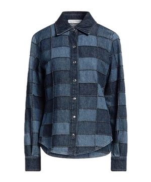 Chloé Spliced Denim Shirt