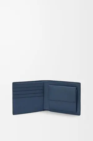 Loewe Bifold Coin Wallet In Satin Calfskin