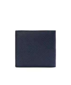 Loewe Bifold Coin Wallet In Textured Classic Calfskin