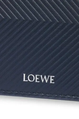 Loewe Bifold Coin Wallet In Textured Classic Calfskin