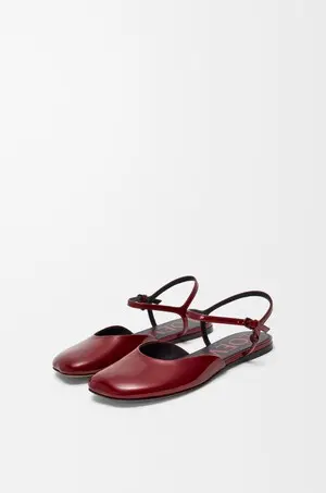 Loewe Square-toe Ballet Flat Sandals