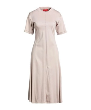 MAXCO. Midi T-shirt Dress With Round Neck And Short Sleeves
