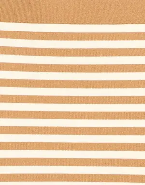 Max Mara Striped Knit Midi Skirt