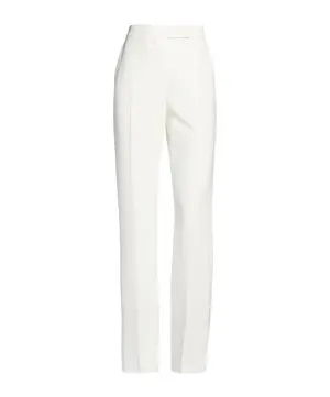 Max Mara Plain Colour Casual Trousers - White