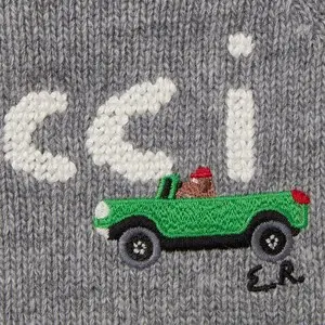 Gucci Baby Wool Sweater With Embroidery