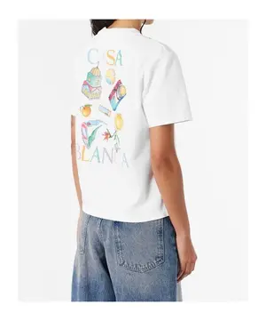 Casablanca Round-neck Printed T-shirt