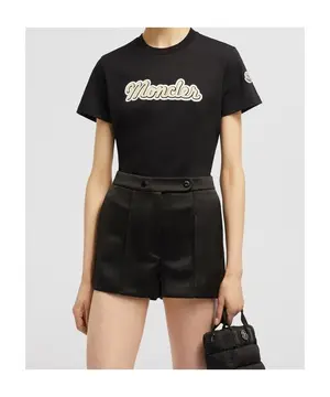 Moncler Logo Embroidered T-shirt