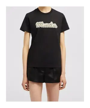Moncler Logo Embroidered T-shirt