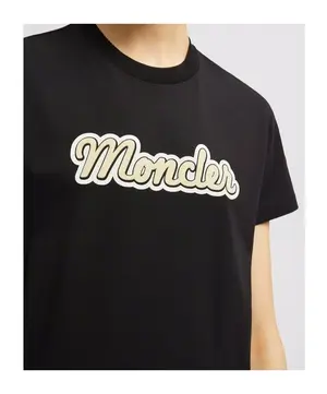 Moncler Logo Embroidered T-shirt