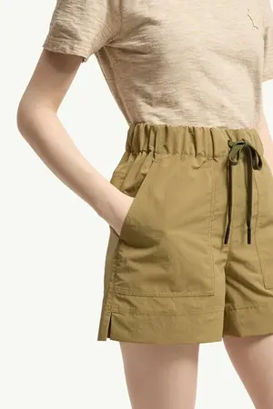 Moncler Technical Froissé Shorts
