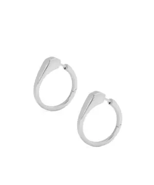 Loewe Stirrup Earrings In Sterling - Silver