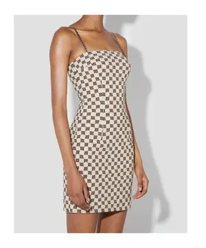 MISBHV Monogram Print Mini Dress