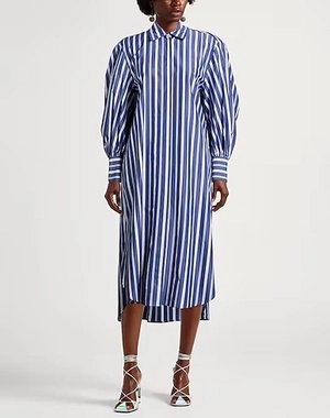 MAXCO. Max&co. Striped Denim Shirt Dress