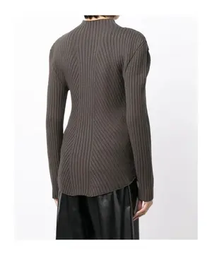 LOW CLASSIC Cut-out Detailing Ribbed-knit Jumper