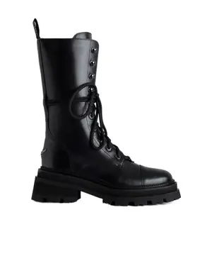 Zadig&Voltaire Lace-up Lug Sole Boots