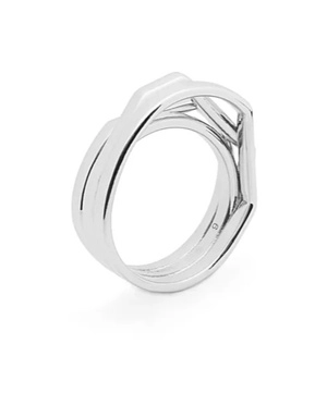 Loewe Stacked Ring In Sterling
