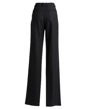 Saint Laurent High-waisted Pinstriped Wool Trousers