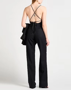 Saint Laurent High-waisted Pinstriped Wool Trousers