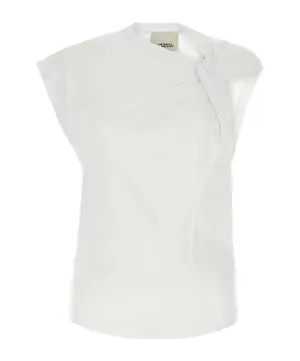 ISABEL MARANT ÉTOILE White Sleeveless T-Shirt