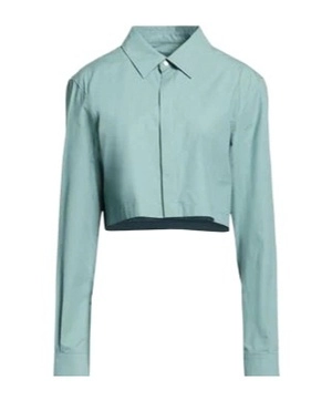 Rick Owens Solid-color Cropped Shirt - Blue
