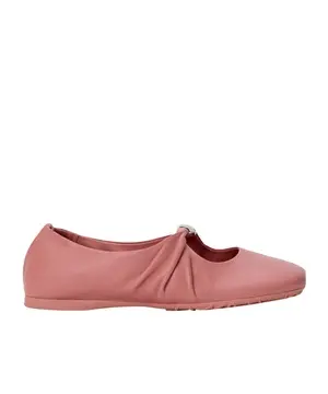 Loewe Pebble Soft Ballerina In Nappa Lambskin Blush