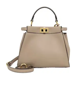 Fendi Small Peekaboo Bag - Brown