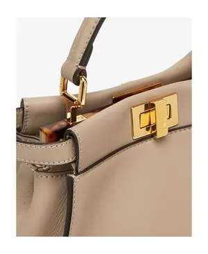 Fendi Small Peekaboo Bag - Brown