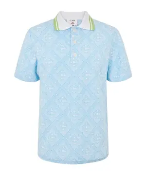 Casablanca Logo Jacquard Polo Shirt