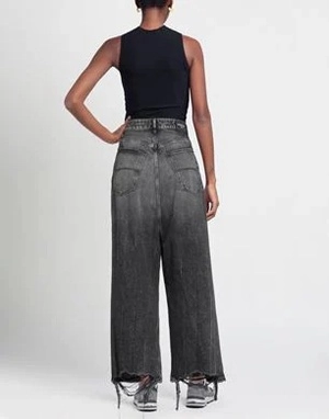 Balenciaga High Waist Wide Leg Jeans