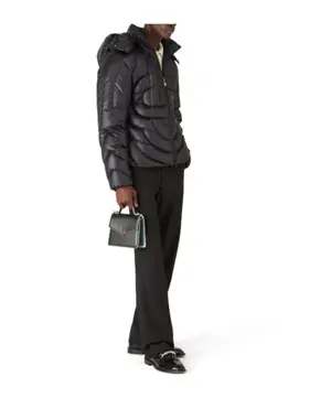 Casablanca Logo Quilted Down Jacket