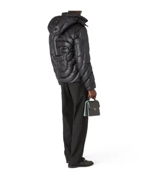 Casablanca Logo Quilted Down Jacket