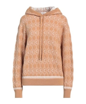 Chloé Two-tone Knit Long Sleeve Top - Nude