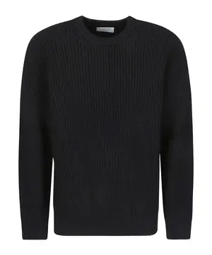 MARINE SERRE Ribbed Knit Sweater