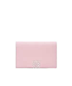 Loewe Anagram Brand Business Card Holder - Pink