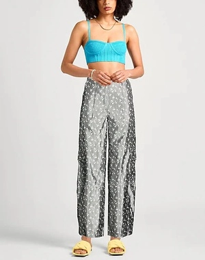 GANNI Striped Taffeta Cargo Trousers