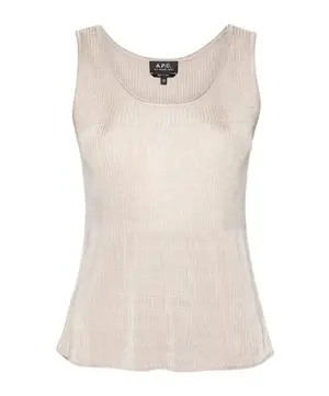 A.p.c. Sleeveless Ribbed-knit Top