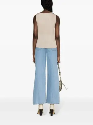 A.p.c. Sleeveless Ribbed-knit Top