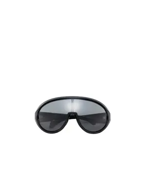 Moncler Contrast Oval Sunglasses - Black