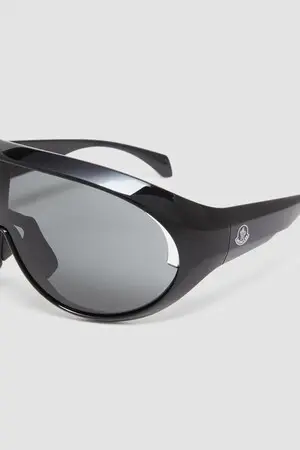 Moncler Contrast Oval Sunglasses
