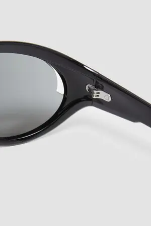 Moncler Contrast Oval Sunglasses