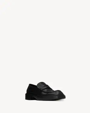 Saint Laurent Harvey Loafers In Smooth Leather