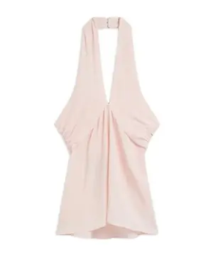 SEMICOUTURE Halter Neck Top - Pink