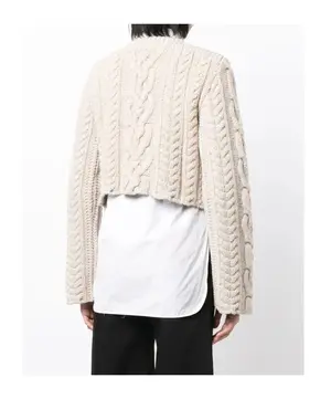 LOW CLASSIC Chunky-knit Wool Blend Jumper
