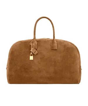 Saint Laurent Large Bowling Duffle Bag - Brown