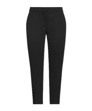 Max Mara Solid Stretch Knit Trousers - Black