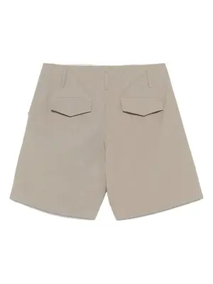 LOW CLASSIC Pleat-detail Shorts