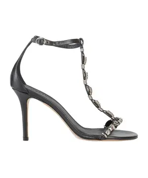 Isabel Marant Étoile Minimalist Round-toe Comfortable Sandals - Black